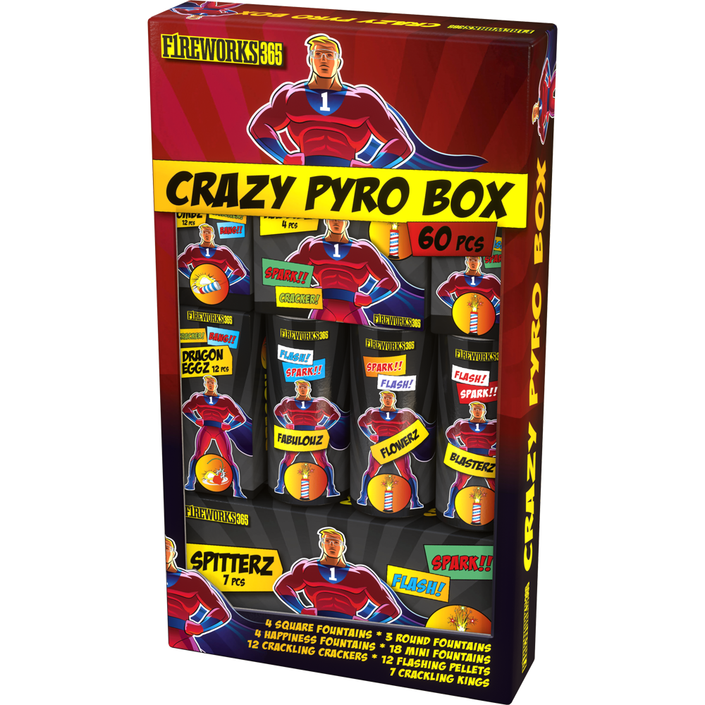 03792 Crazy Pyro Box - Lesli Fireworks